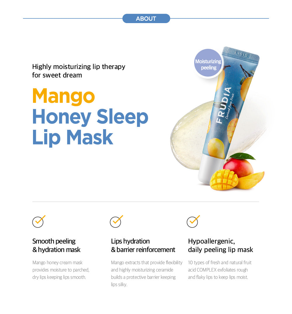 FRUDIA Mango Honey Lip Mask (10g) | CHERIPAI